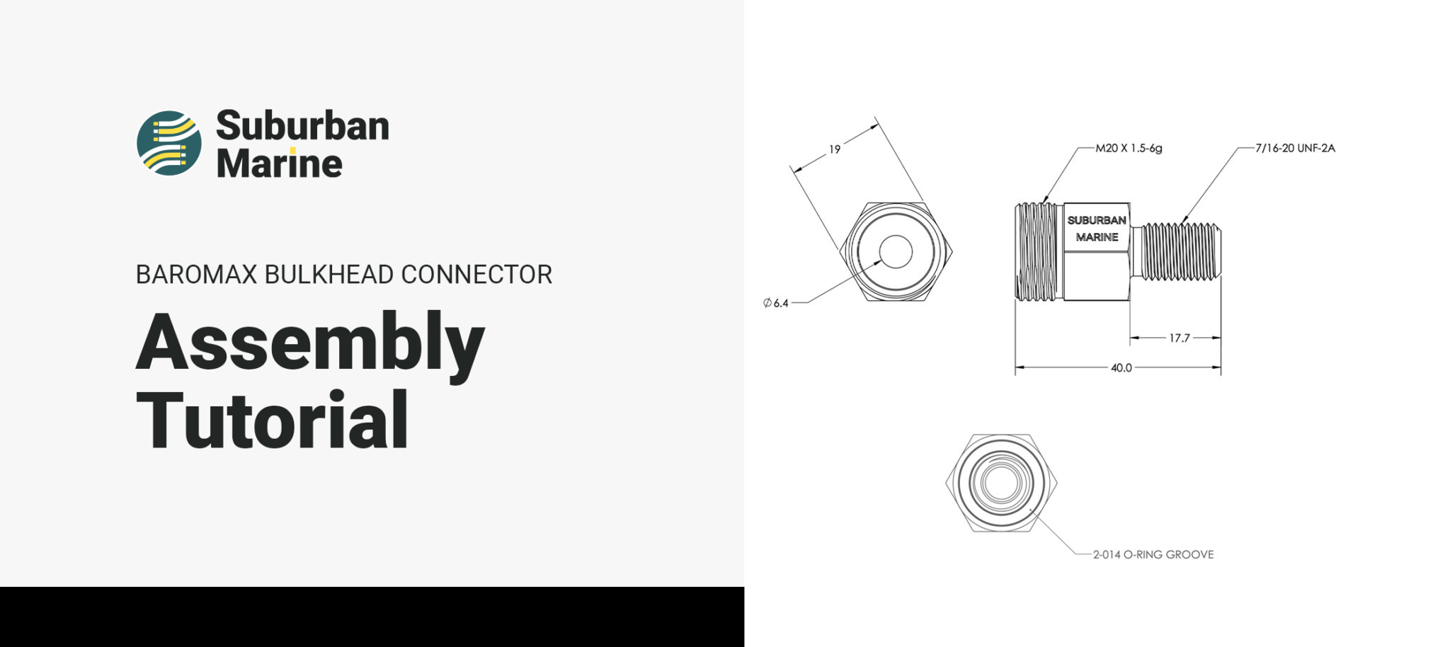 Assembly Tutorial: Bulkhead Backshell Connector – Suburban Marine ...